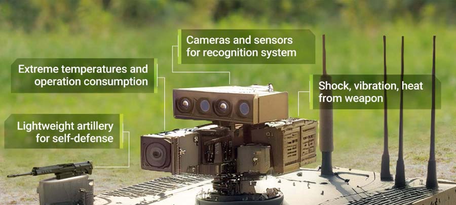 Autonomous Multi-purpose Defense Vehicle - Neousys Technology